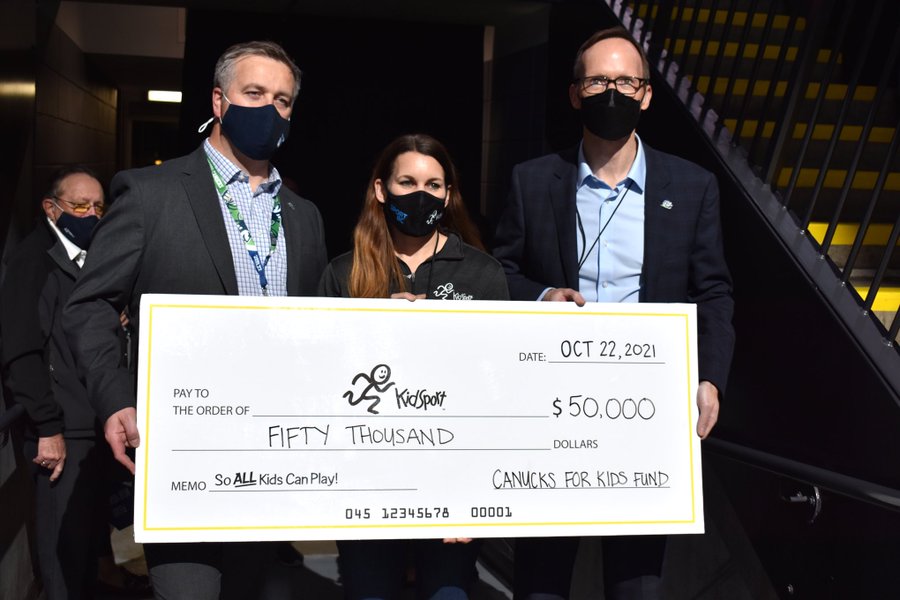 Canucks for Kids Fund Donates $50,000 to KidSport Abbotsford ...