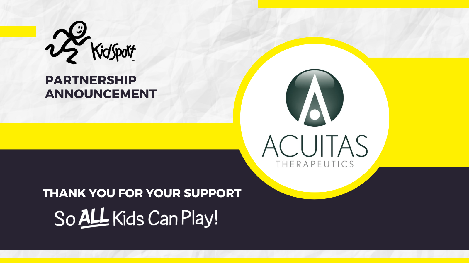 KidSport BC and Acuitas Therapeutics Announce Multi-Year Partnership ...
